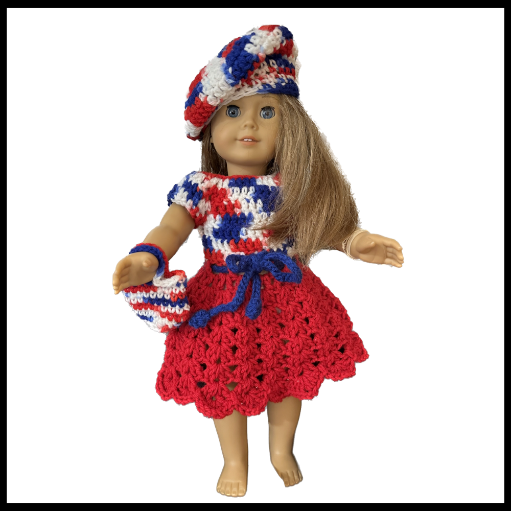 18 Inch Doll Dress Sets – Fay's Design Studio & Fay Nicoll Judaica Designs