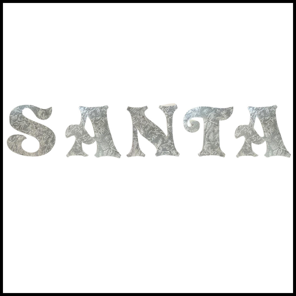Christmas Laser Cut Fusible Applique - SANTA – Fay's Quilt & Embroidery ...