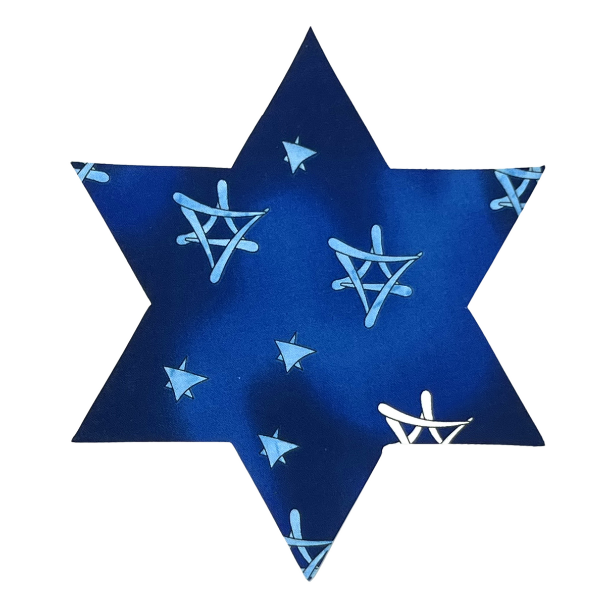 Jewish Fused Applique - Star of David - Blue & White Stars – Fay's ...