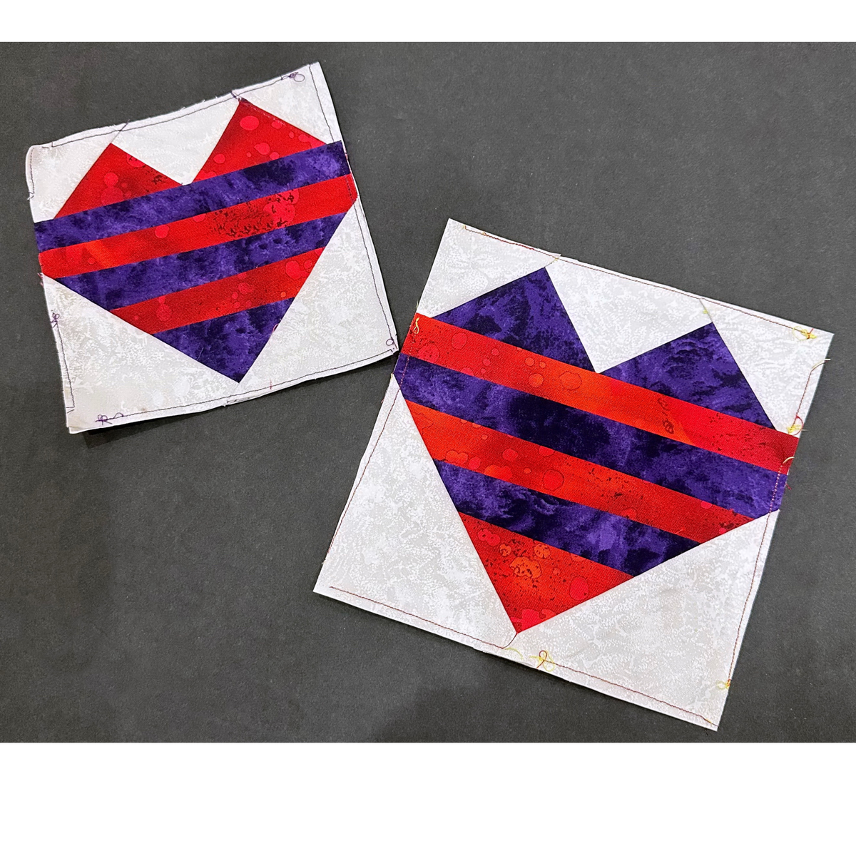 U FINISH IT - Paper-Pieced Hearts – Fay's Design Studio & Fay Nicoll ...
