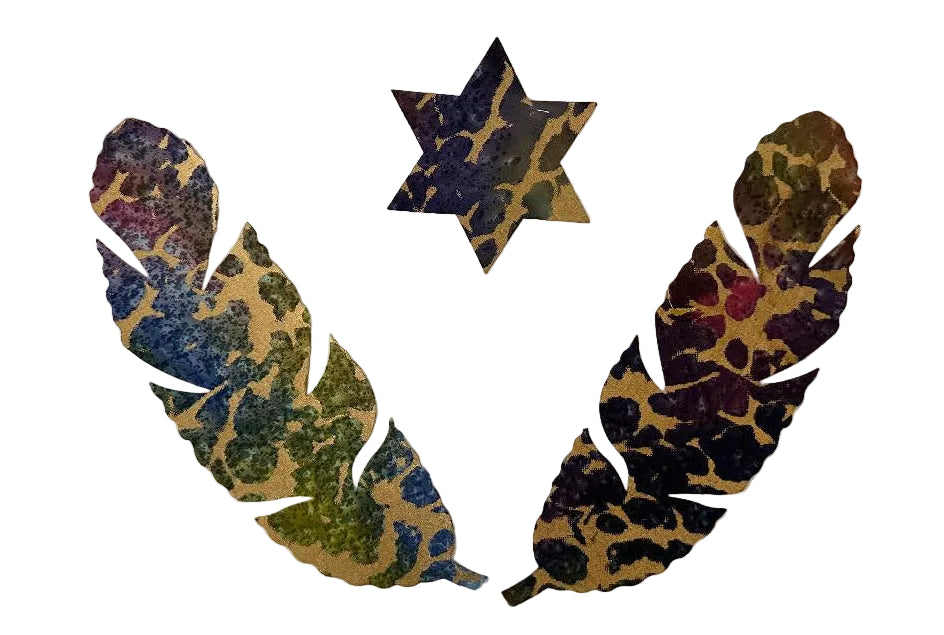 Jewish Fused Applique - Feathers and Star of David - 3 LEFT – Fay's ...