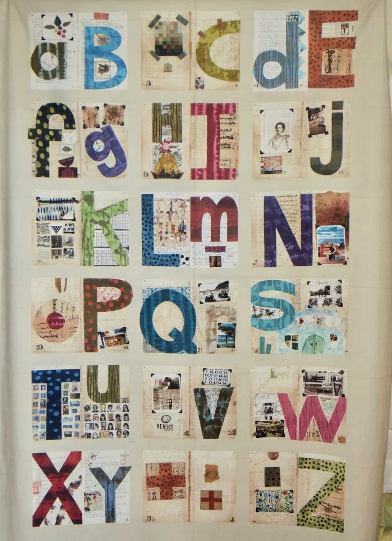 Alphabet Panel – Fay's Design Studio & Fay Nicoll Judaica Designs