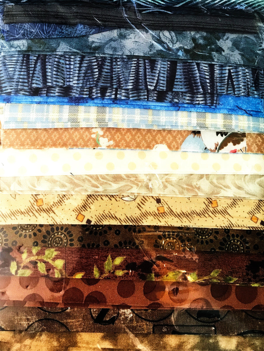 Kwik Krazy Too Quilt Kit - Blues & Browns - 1 LEFT! – Fay's Design ...