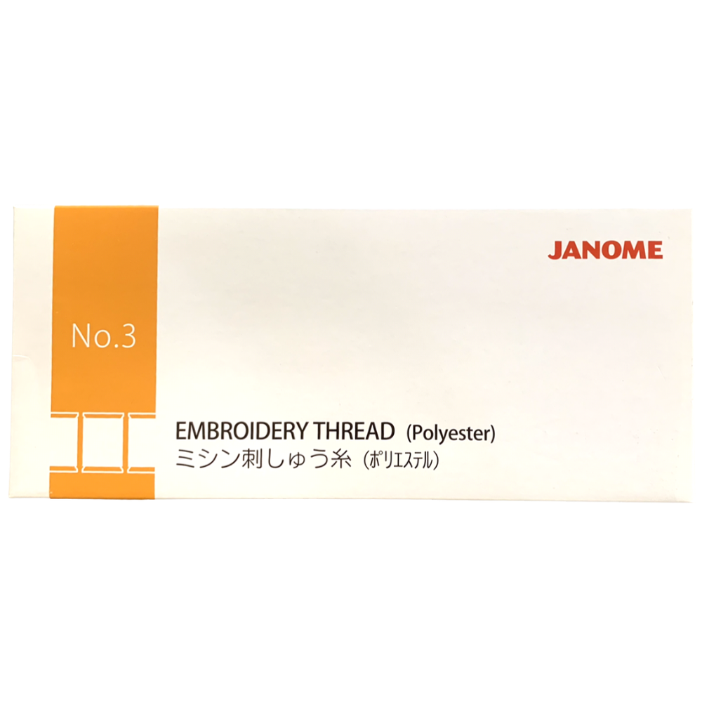 Janome Polyester Embroidery Thread #3 - 1 LEFT! – Fay's Design Studio ...