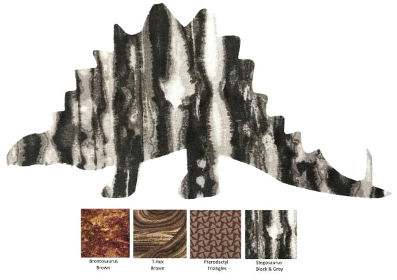 Fusible Die-Cut Dinosaur - Stegosaurus – Fay's Quilt & Embroidery Studio