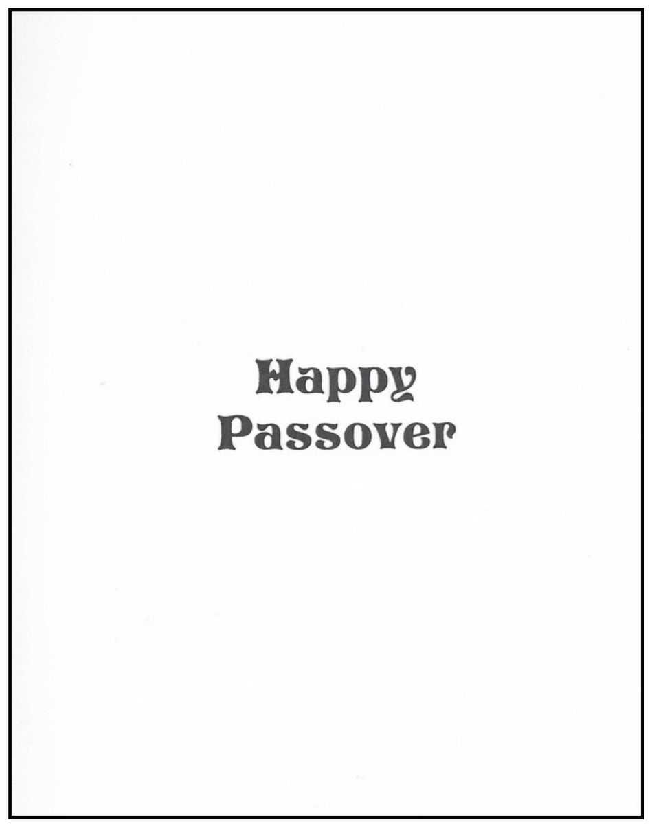 Passover Greeting Card - Pesach with Fireworks – Fay's Design Studio ...