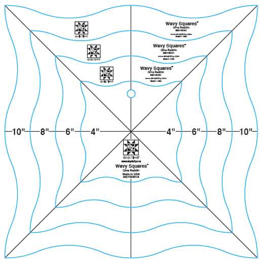 Wavy Squares Ruler - 1 LEFT! – Fay's Design Studio & Fay Nicoll Judaica ...